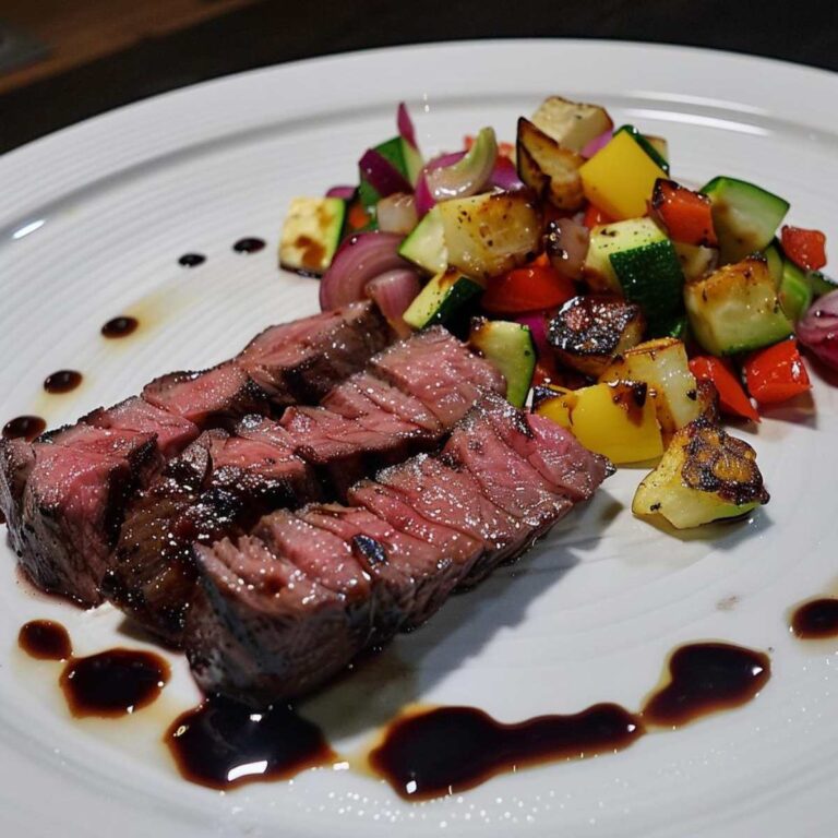 Sliced Beef with Grilled Vegetables in the Pisan Style | Recipe