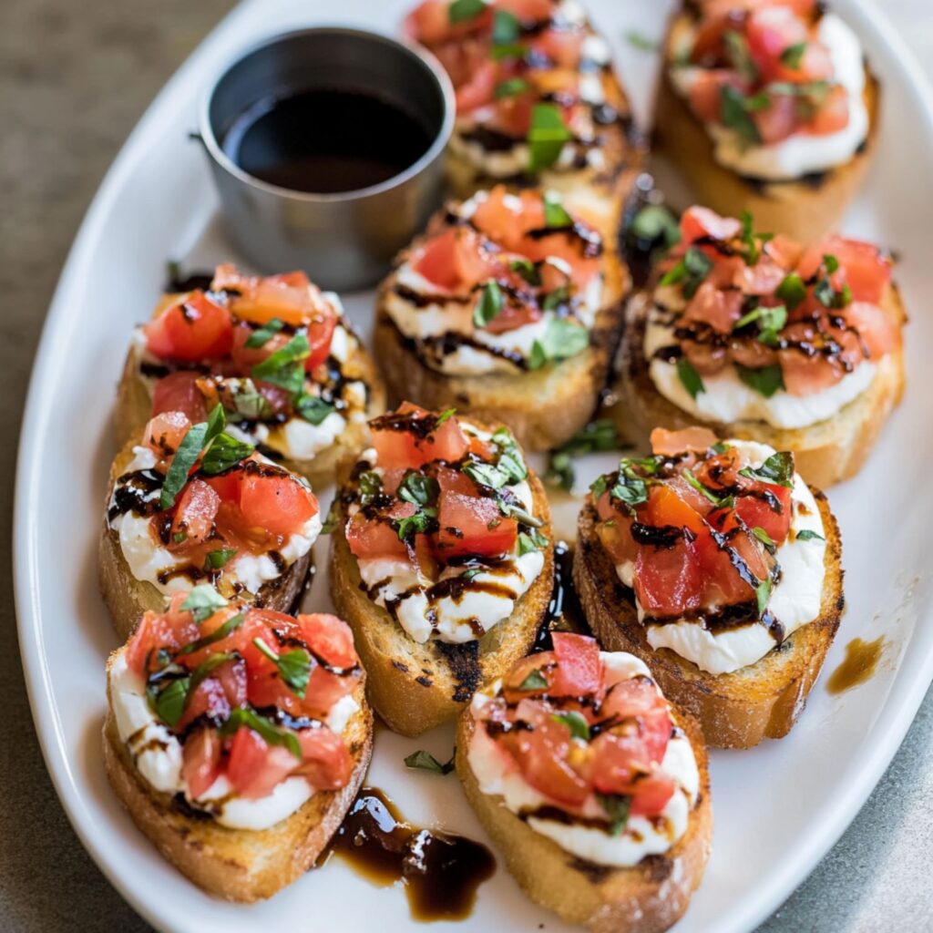 The Best Easy Caprese Bruschetta Recipe with Fresh Mozzarella and Tomatoes