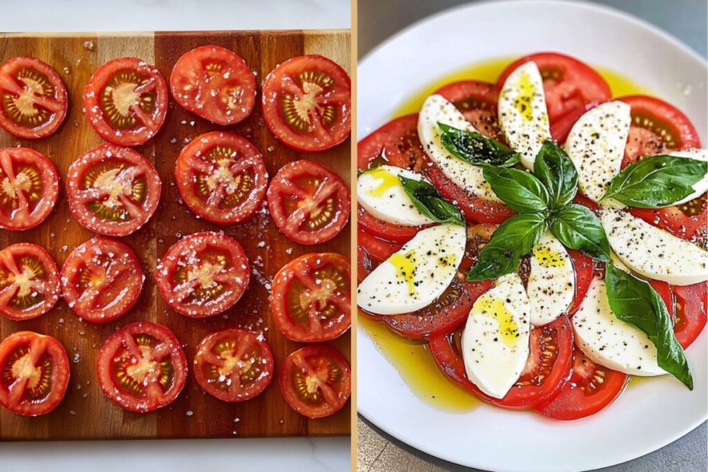 Authentic 10-Minute Caprese Salad Recipe with Fresh Mozzarella, Basil ...