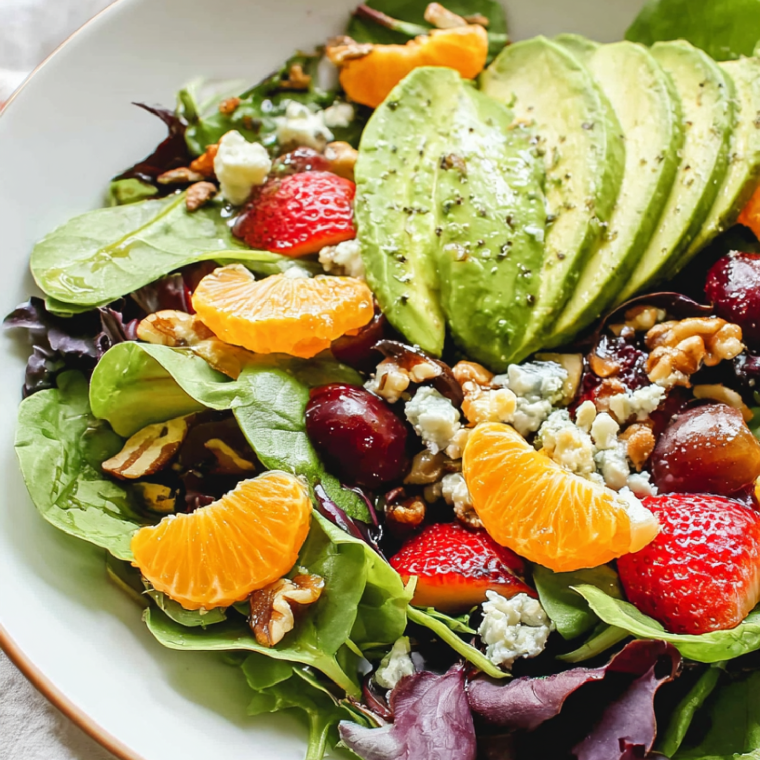 Fresh & Fabulous Summer Green Salad with Fruit – A Garden-Fresh Dream ...