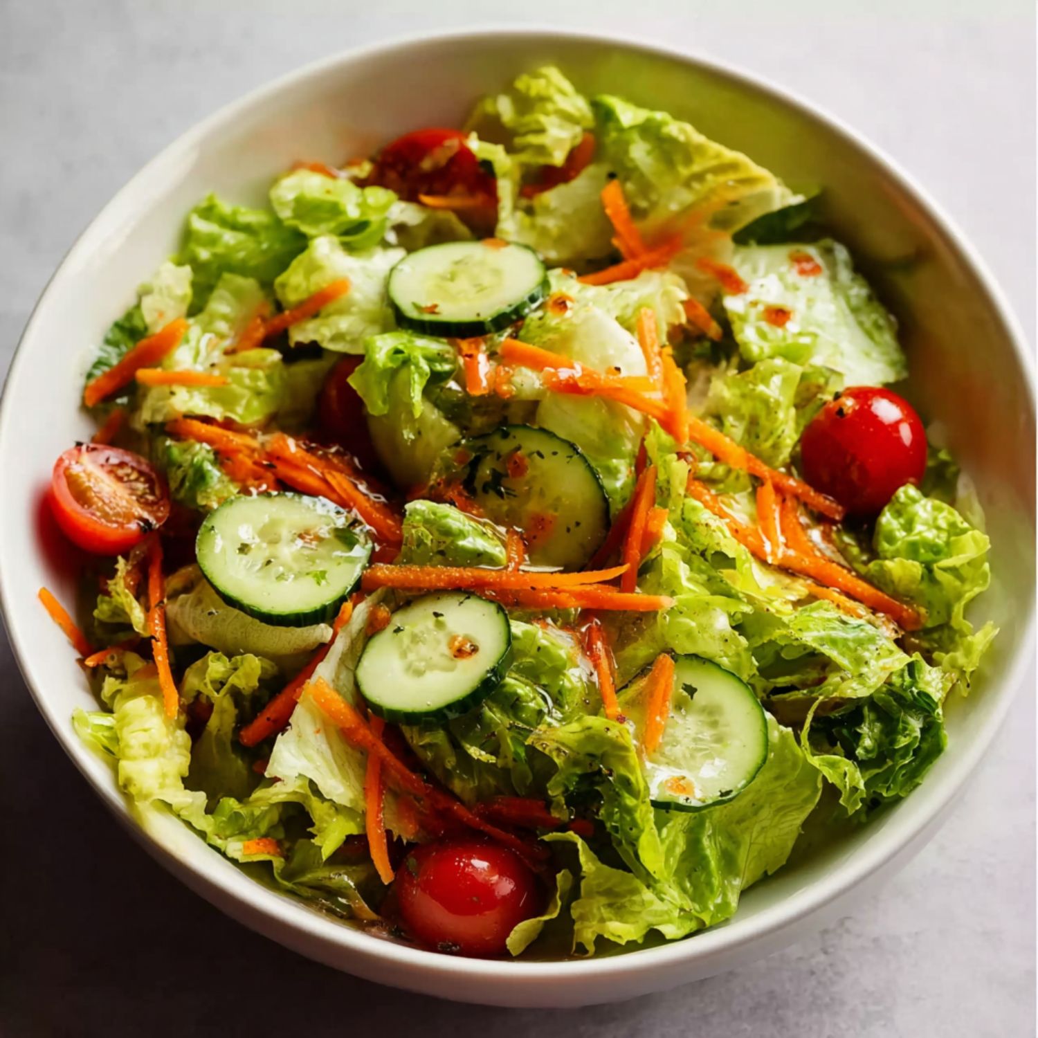 Flavor-Packed Homemade Salad with Easy Vinaigrette – Your Go-To Simple ...