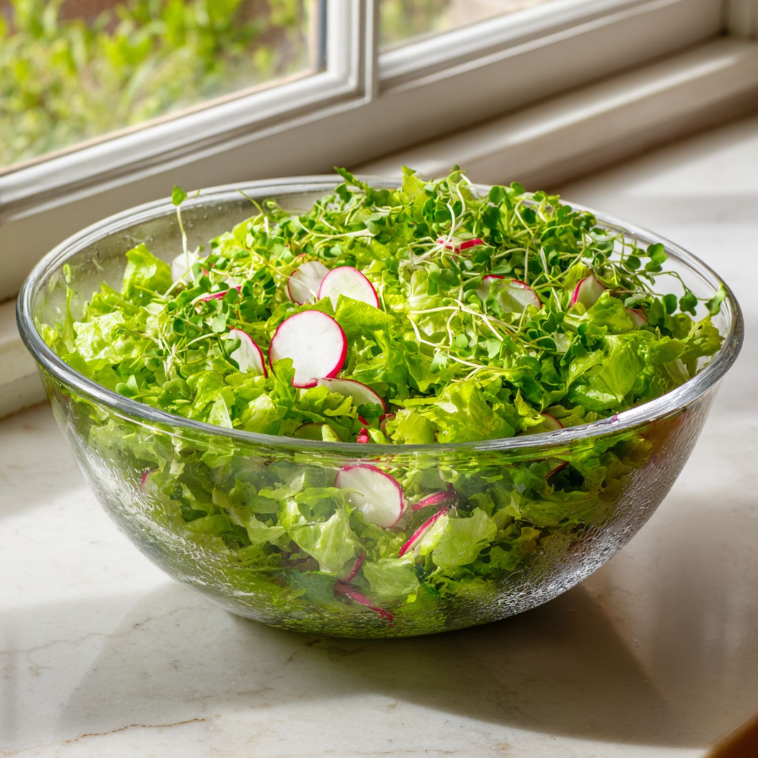 Micro Green Salad Recipe with Lime Vinaigrette – A Colorful Salad With ...