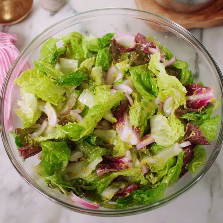 Seriously Good Leaf Lettuce Salad: A Fresh Take on Red Leaf & Romaine ...