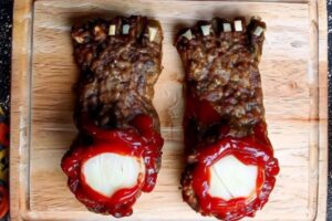 Frightfully Delicious Halloween Meatloaf – The Spooky Feet Loaf That ...
