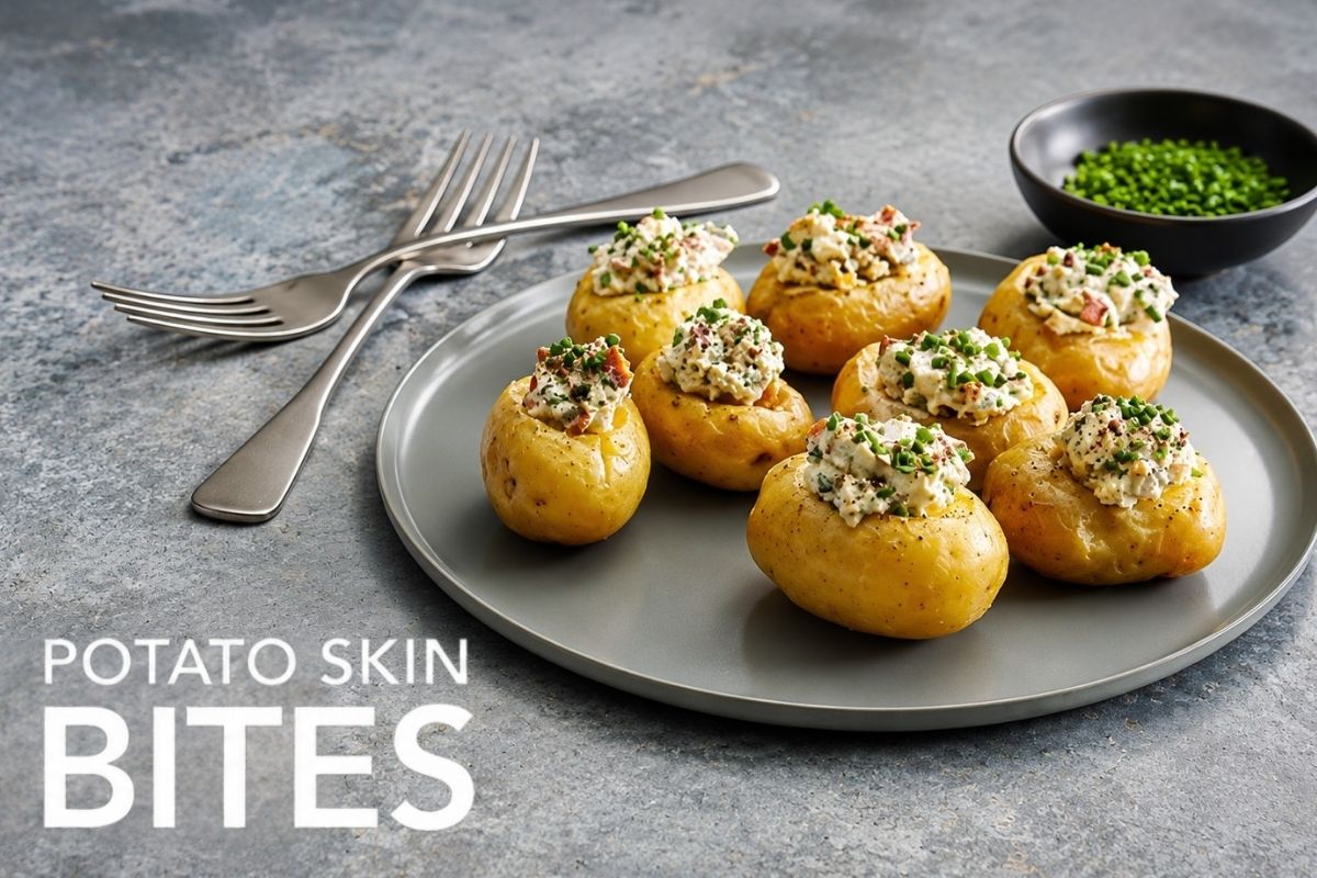 Crowd-Pleasing Potato Skin Bites with Creamy Bacon Bliss